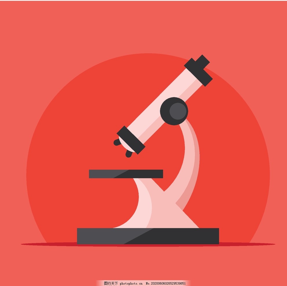 显微镜矢量素材图片_科学研究_金融科技-图行天下素材网