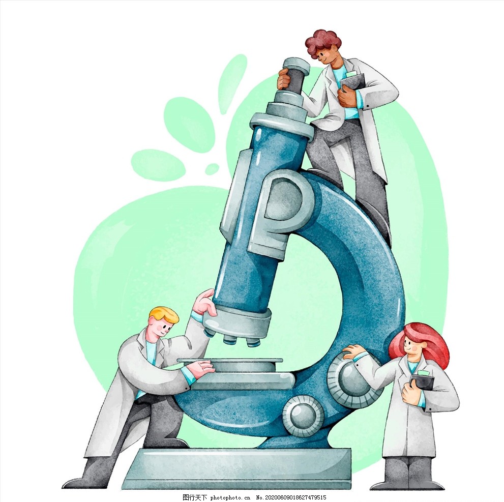 显微镜图片_动漫卡通_插画绘画-图行天下素材网