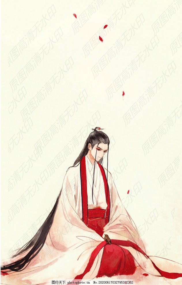 古风手绘男图片_其他_人物形象-图行天下素材网