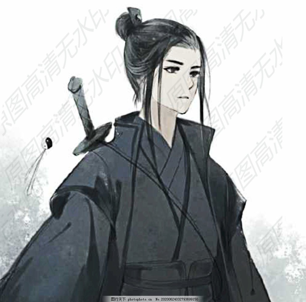 古风俊俏剑客图片_其他_人物形象-图行天下素材网